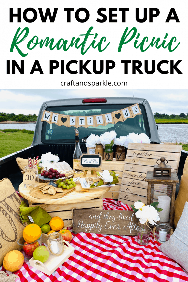 A Pick-Up Truck Picnic: The Ultimate Date Night Idea - Craft and Sparkle