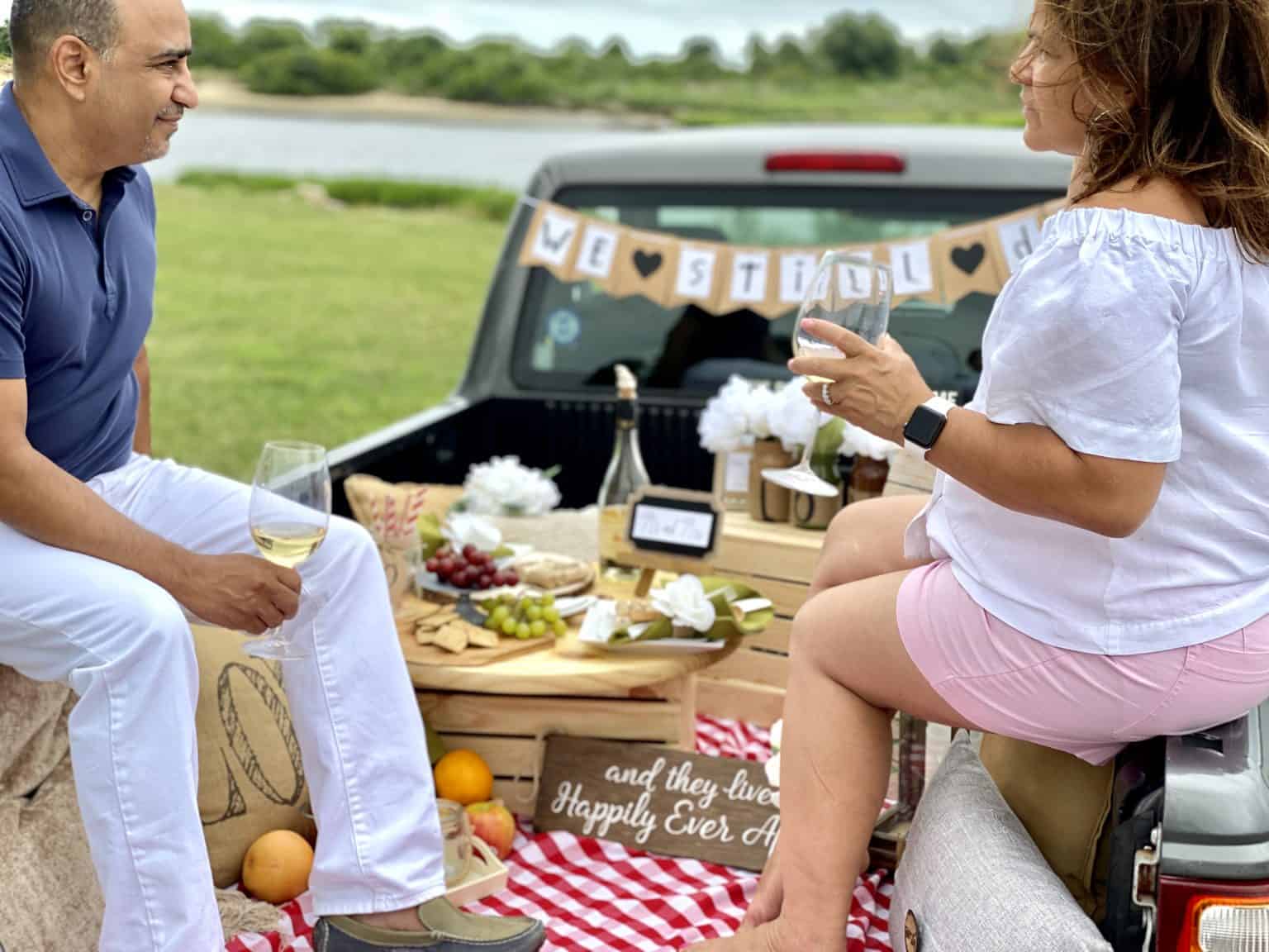 A Pick-Up Truck Picnic: The Ultimate Date Night Idea - Craft and Sparkle