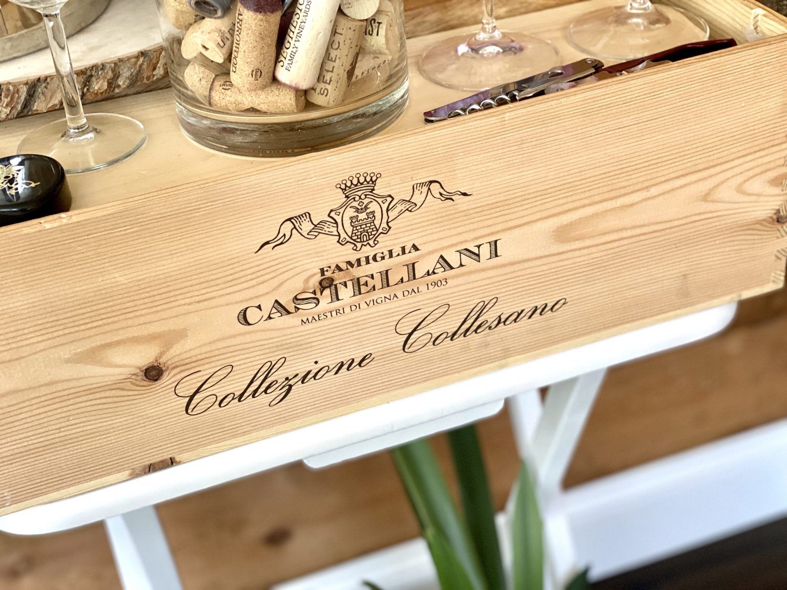 How to Make a Simple Wine Bar for Small Spaces - Craft and Sparkle