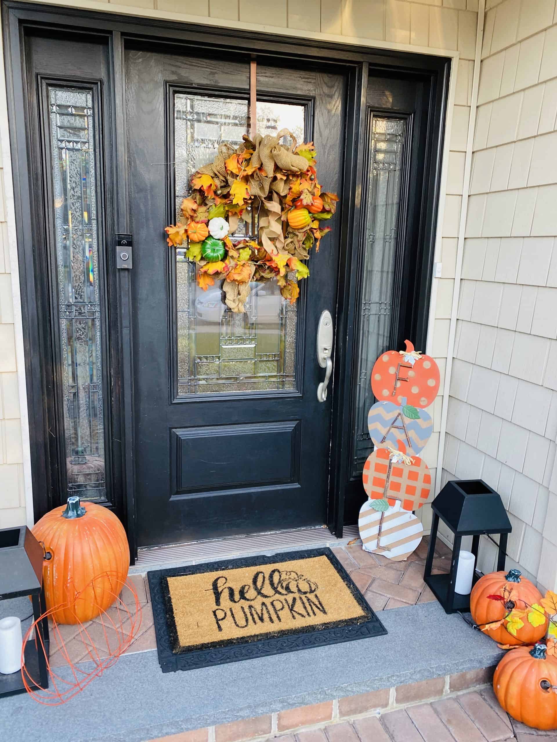 DIY Tutorial: Delightful Rustic Fall Sign for Your Porch - Craft and ...