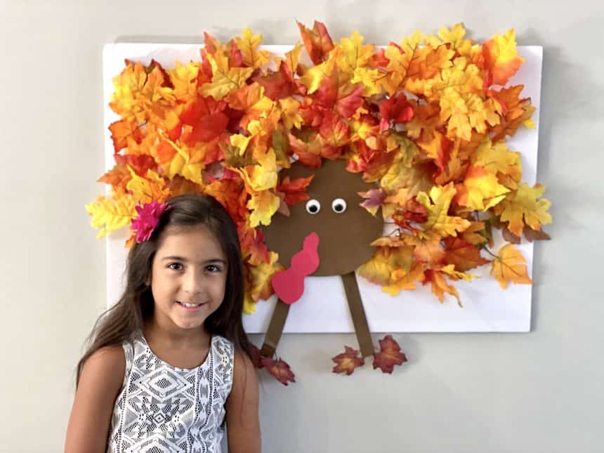 DIY Light Up Thanksgiving Turkey Wall Art & Game - Craft and Sparkle