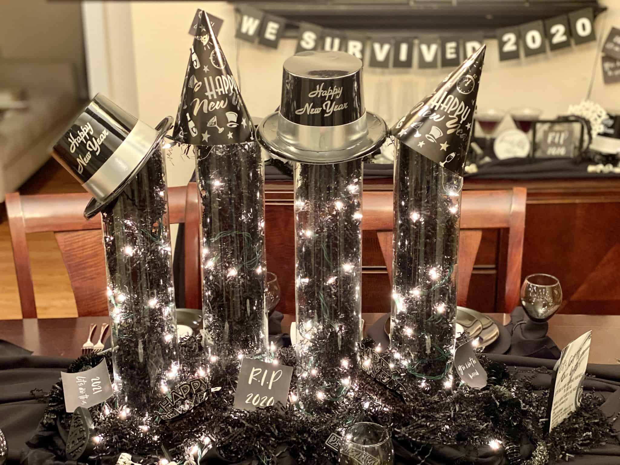 We Survived 2020 New Year’s Eve Dinner Party - Craft and Sparkle