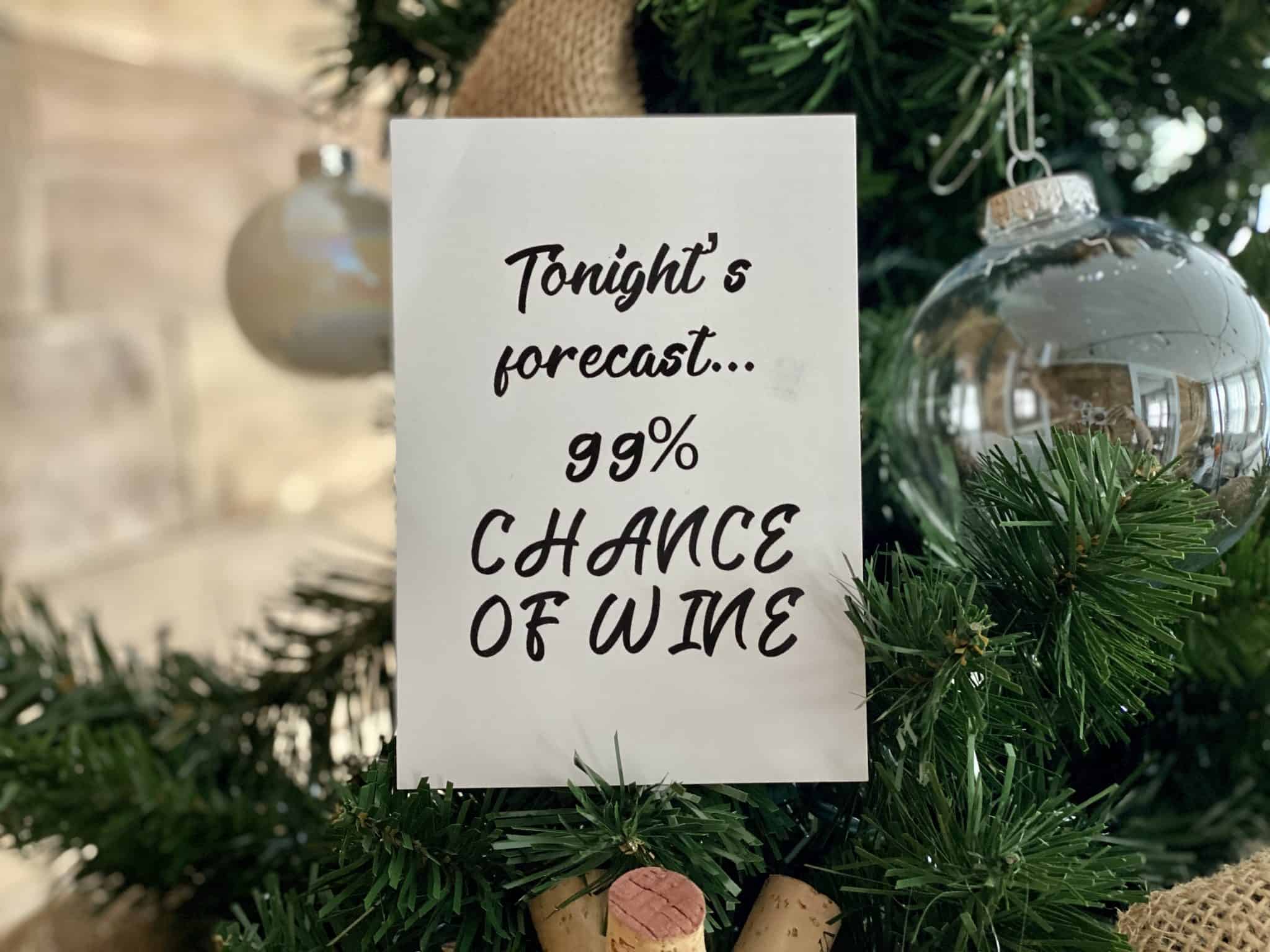 The Ultimate Wine Themed Christmas Tree - Craft and Sparkle