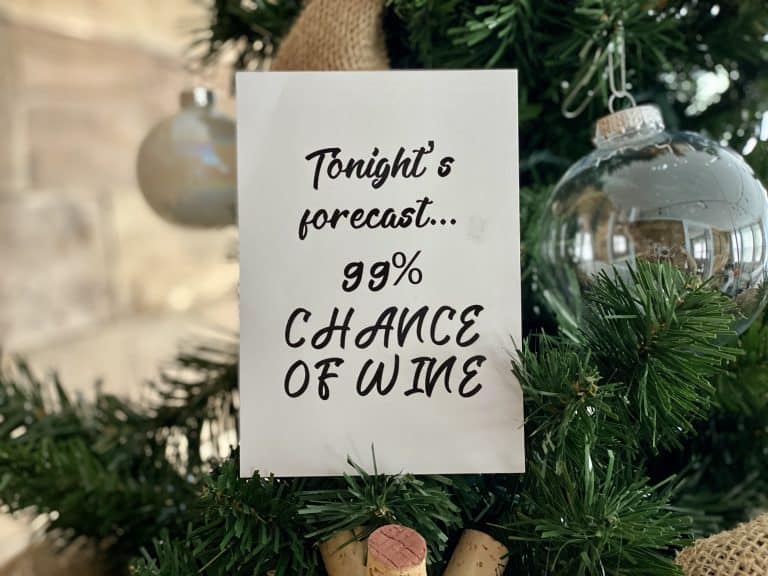 The Ultimate Wine Themed Christmas Tree - Craft and Sparkle