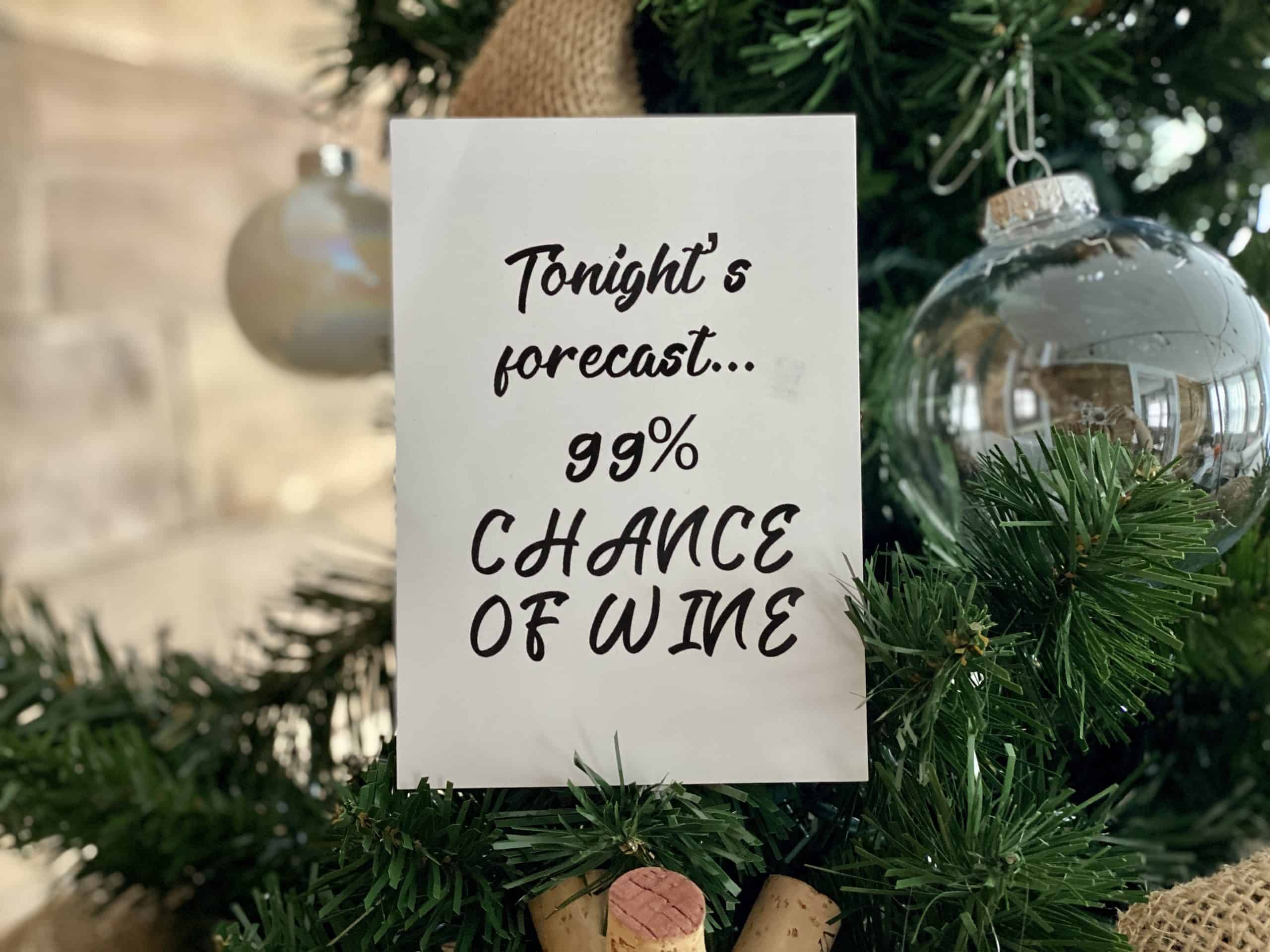 The Ultimate Wine Themed Christmas Tree - Craft and Sparkle