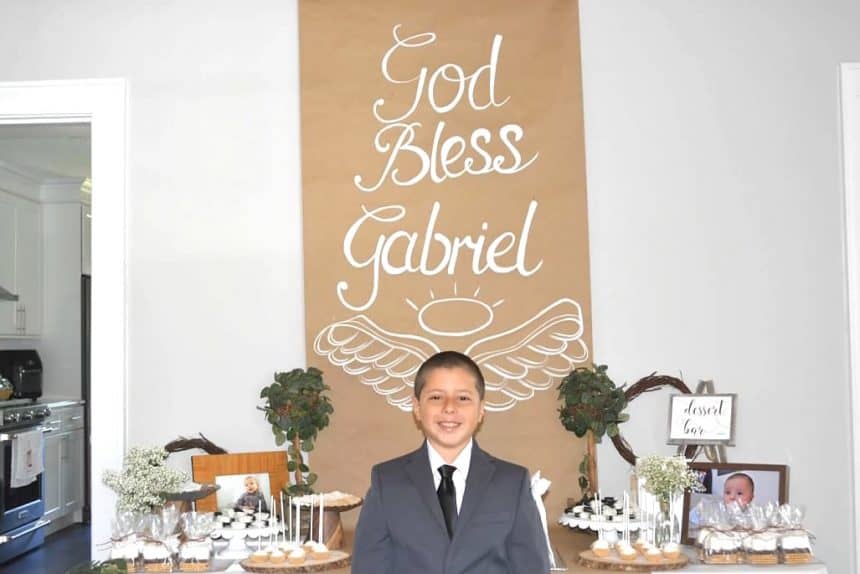 How to Throw a Simple & Sophisticated Rustic Communion Party - Craft ...