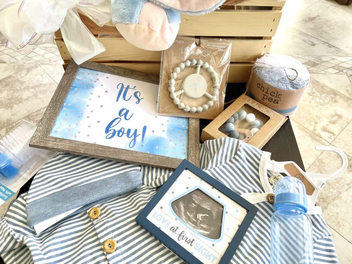 How to Make a Gender Reveal Crate - Craft and Sparkle