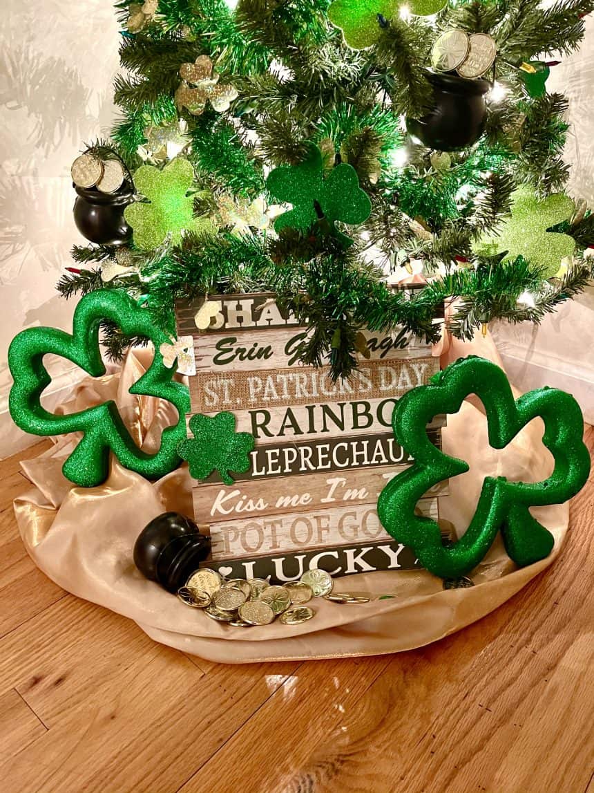 Quick & Easy St. Patrick’s Day Tree Decor For Only $10 - Craft and Sparkle