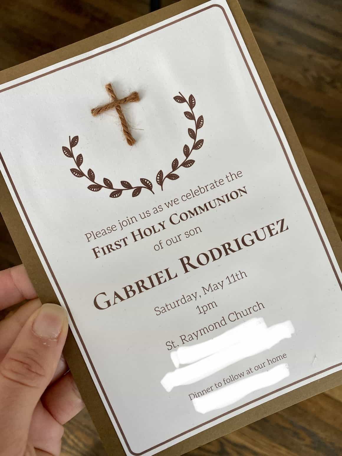 How to Throw a Simple & Sophisticated Rustic Communion Party - Craft ...