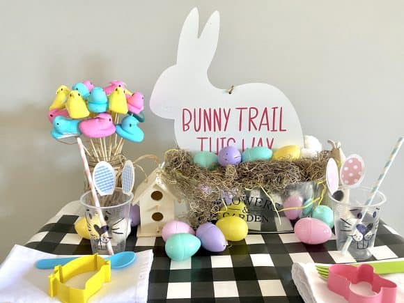 Adorable Easter Kids’ Table (with FREE PRINTABLES) - Craft and Sparkle