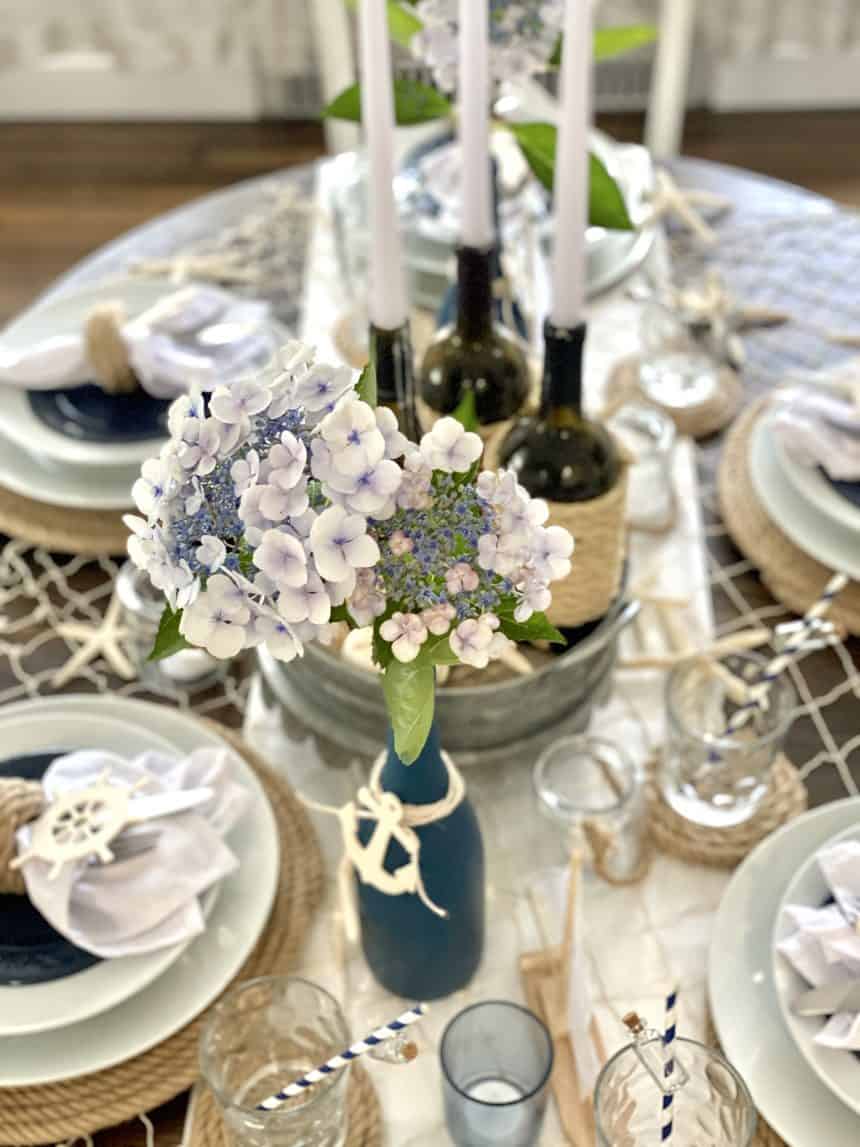 Chic & Inexpensive Nautical Dinner Party - Craft and Sparkle