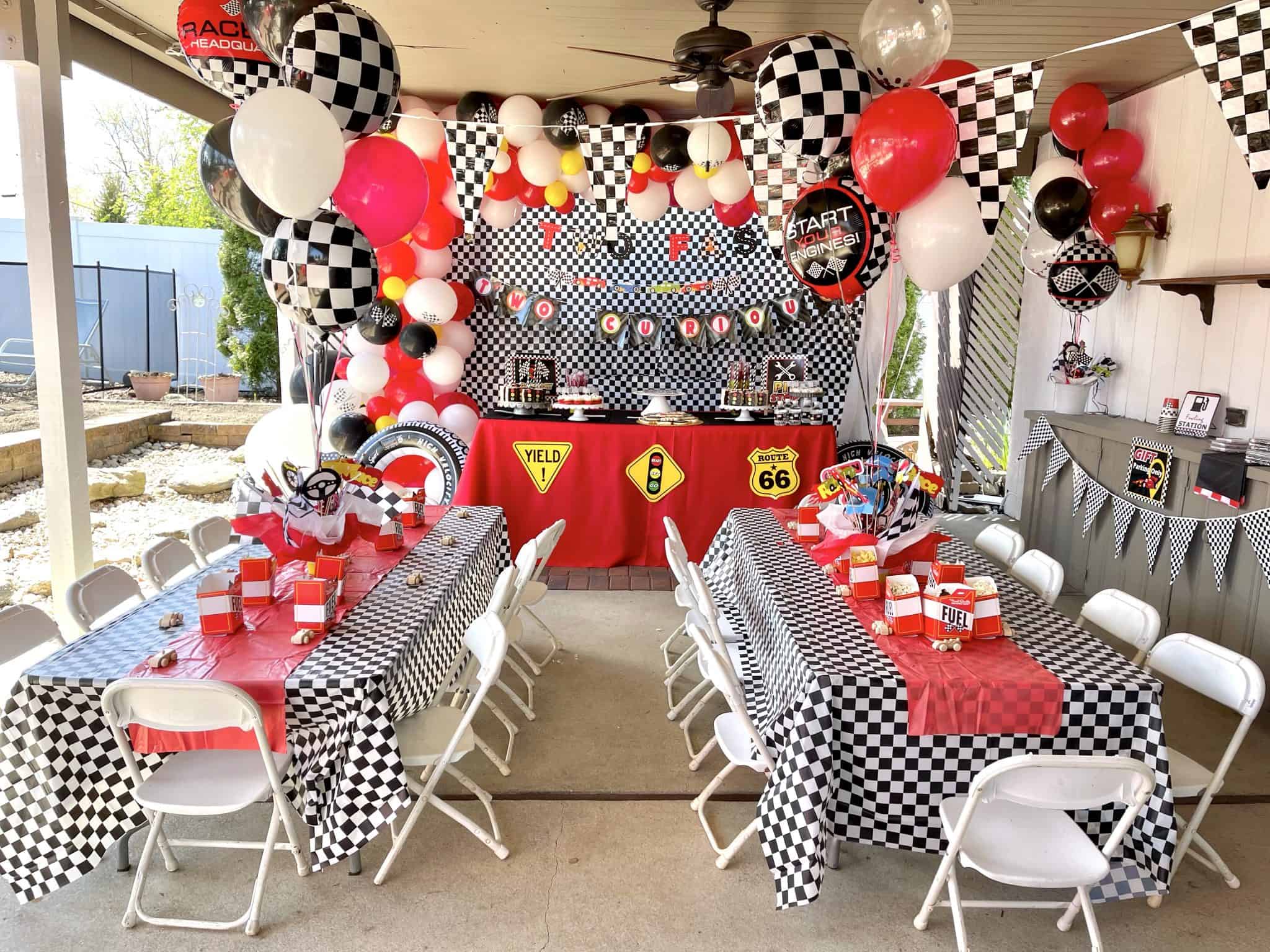 The Easiest Race Car Party Birthday Party Theme - Craft and Sparkle