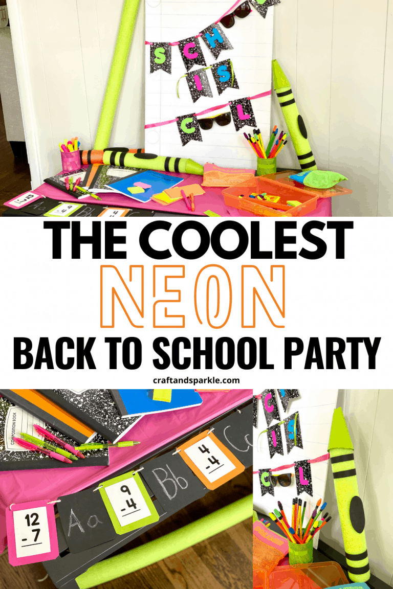 The Coolest Back to School Party the Kids Will Love - Craft and Sparkle
