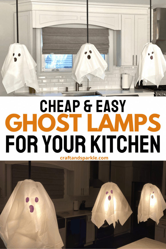 Spooky Ghosts For Your Kitchen (So Cheap & Easy!) - Craft and Sparkle