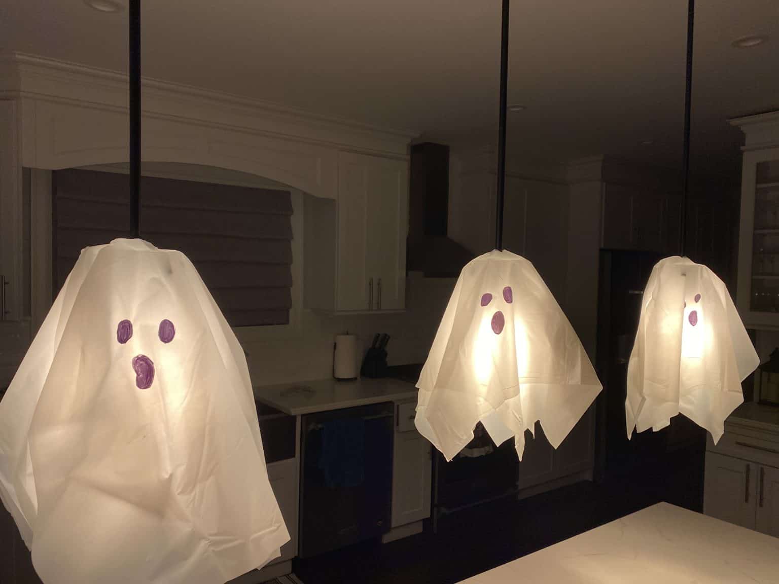 Spooky Ghosts For Your Kitchen (So Cheap & Easy!) - Craft and Sparkle