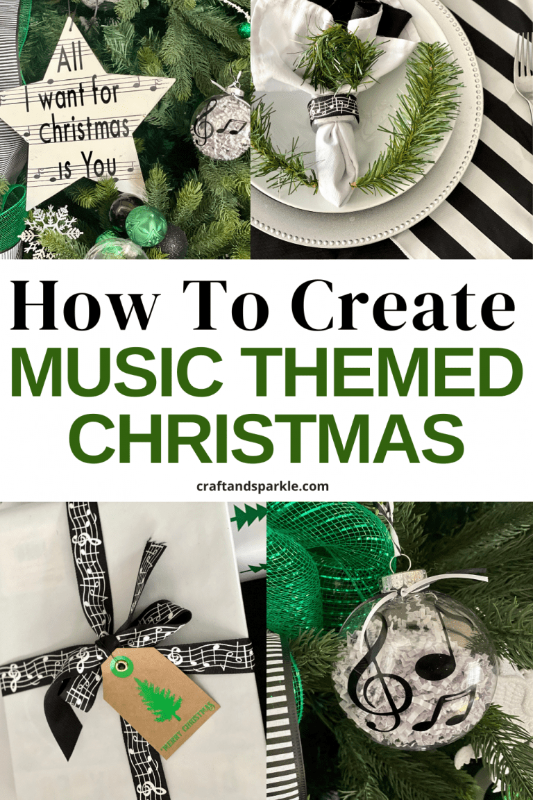 How to Create Cheerful Music Themed Christmas Decor (+DIY Ornaments ...