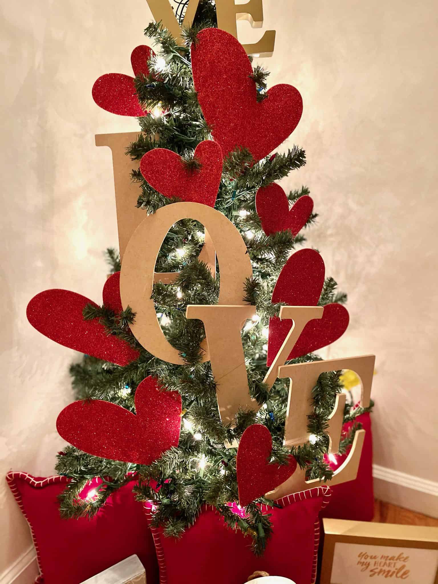 How to Set-Up a Valentine’s Day Tree in Minutes - Craft and Sparkle