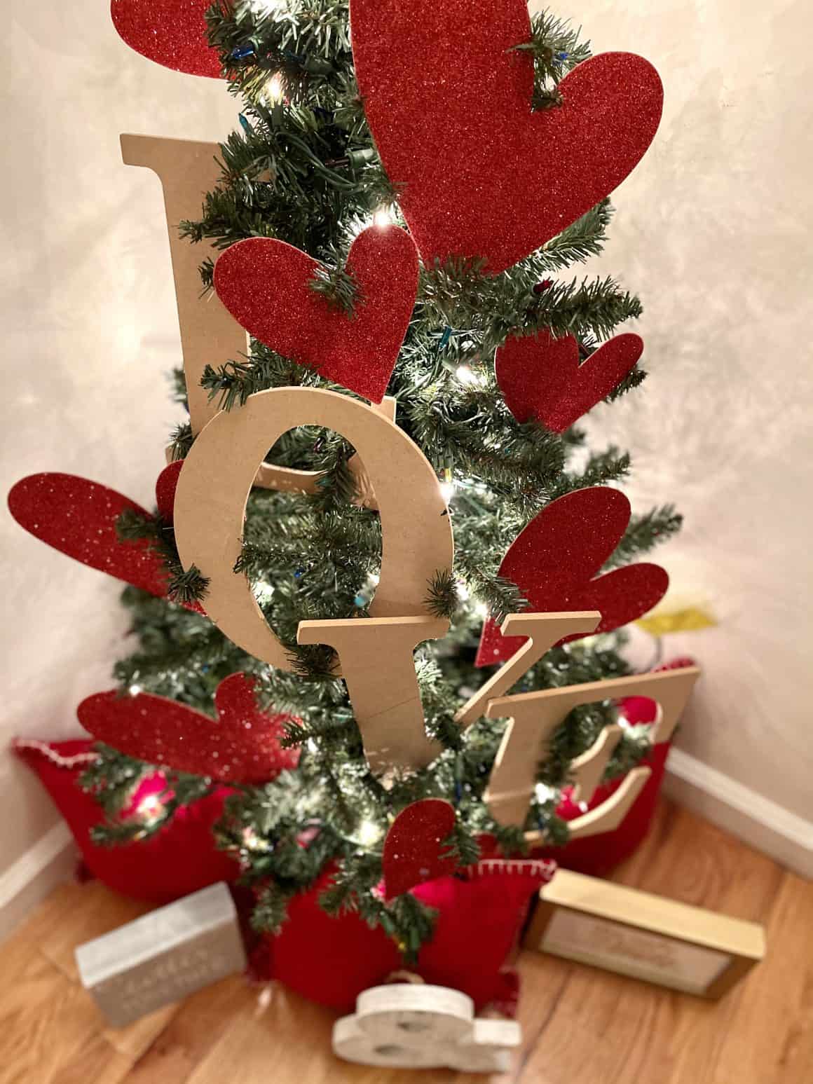 How to Set-Up a Valentine’s Day Tree in Minutes - Craft and Sparkle